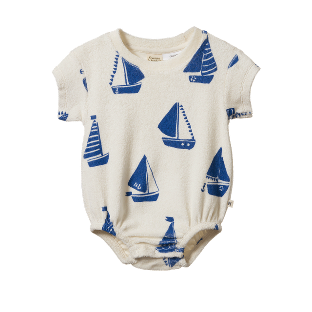 Nature Baby - Juno Romper Terry - Regatta